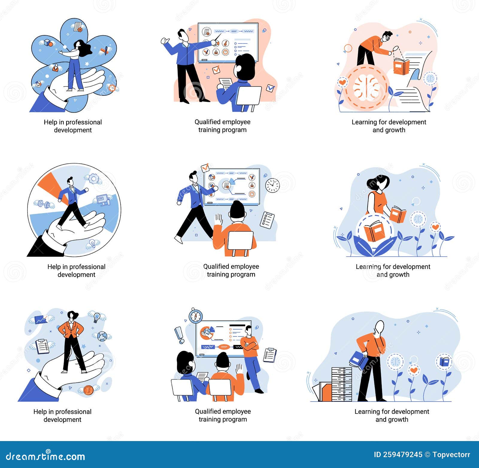 Help in Professional Development. Qualified Employee Training Program ...