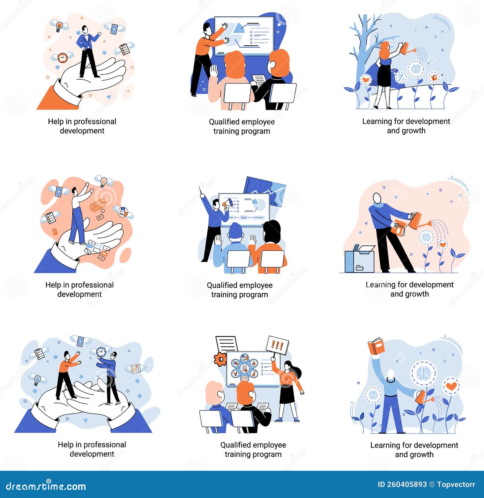 Help in Professional Development. Qualified Employee Training Program ...