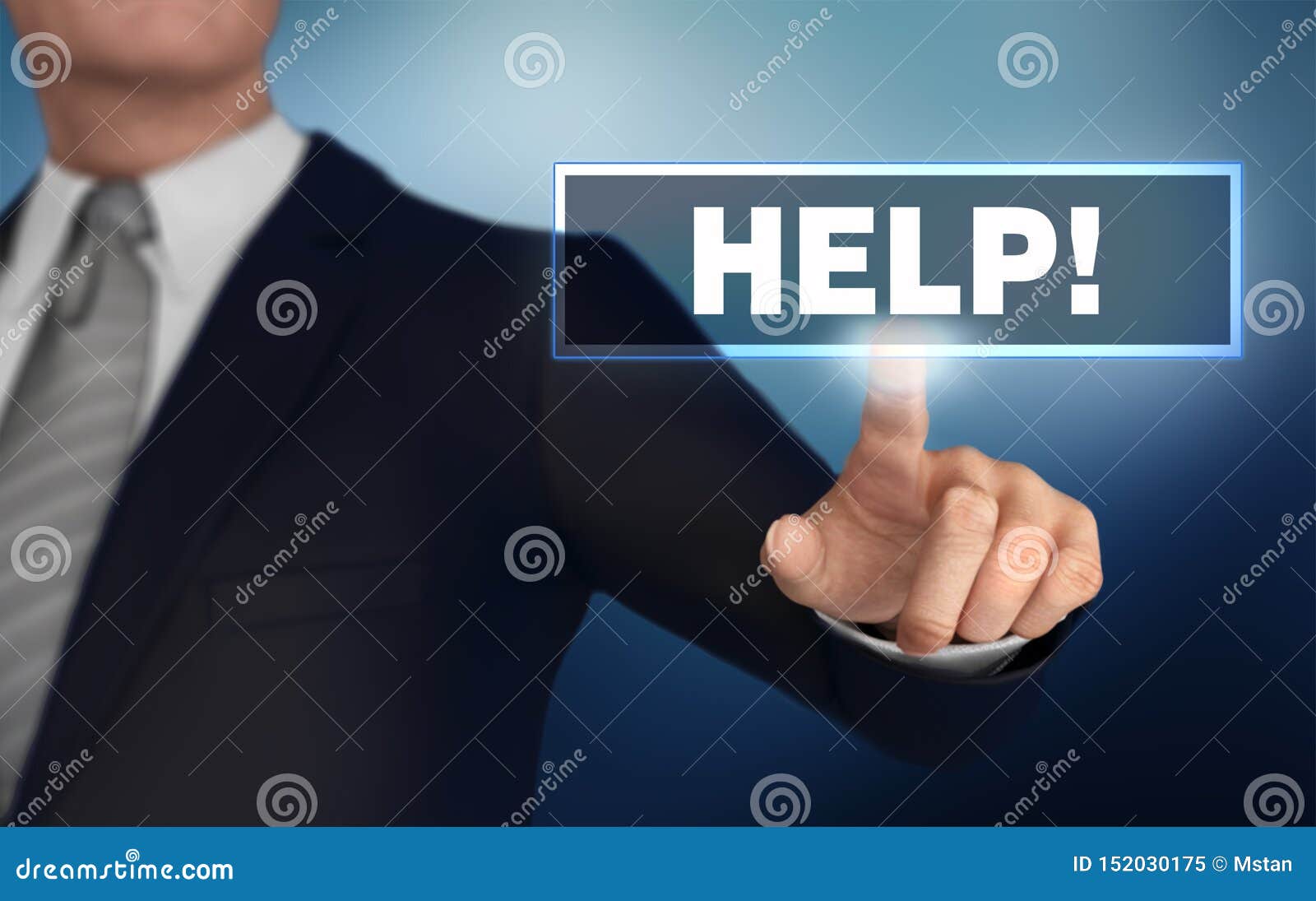 Help Pushing Concept 3d Illustration Stock Illustration - Illustration ...