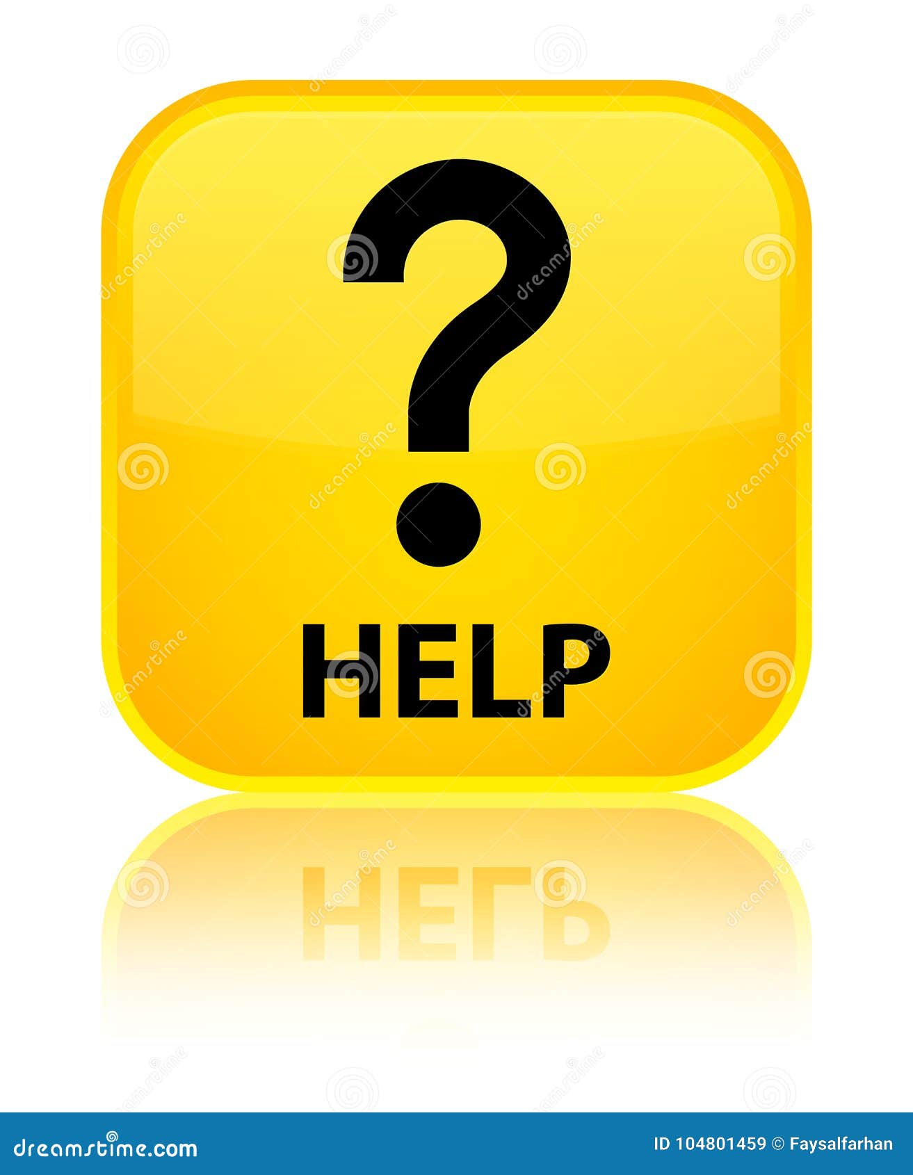 Help (question Icon) Special Yellow Square Button Stock Illustration ... Help (question Icon) Special Yellow Square Button Stock Illustration ...