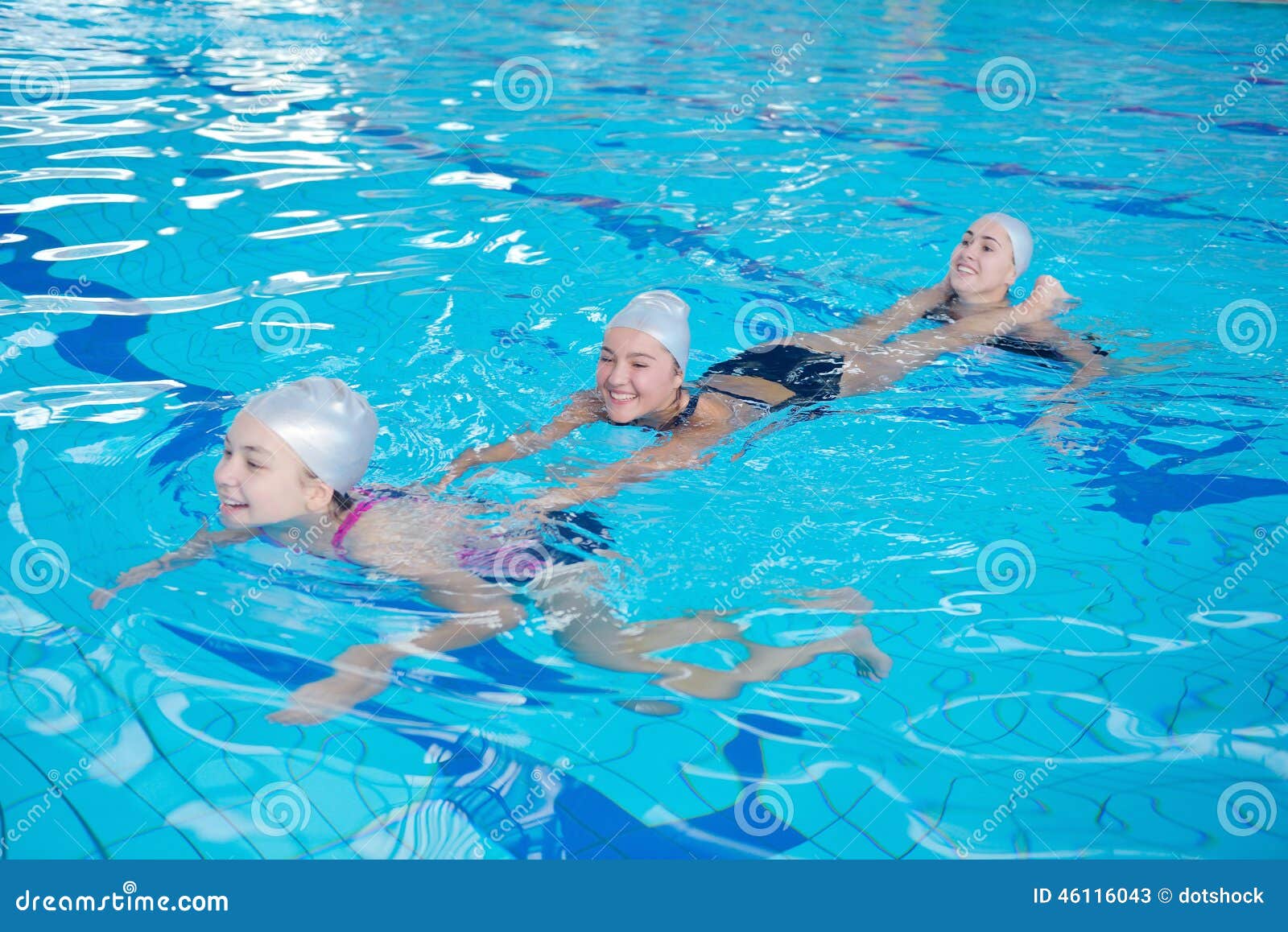Help and Rescue on Swimming Pool Stock Image - Image of practice ...