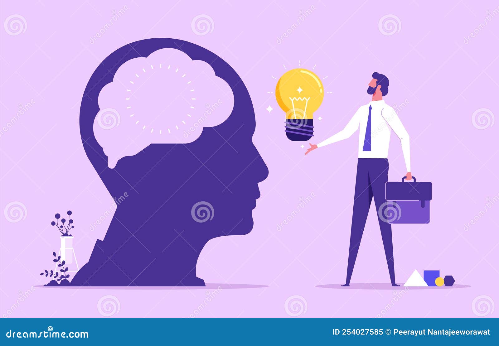 Help Sharing Creativity Idea Vector Concept Stock Vector - Illustration ...