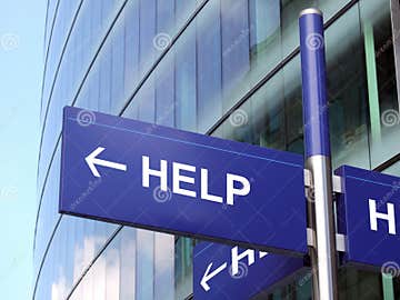 Help sign stock photo. Image of reassure, assist, building - 1208840