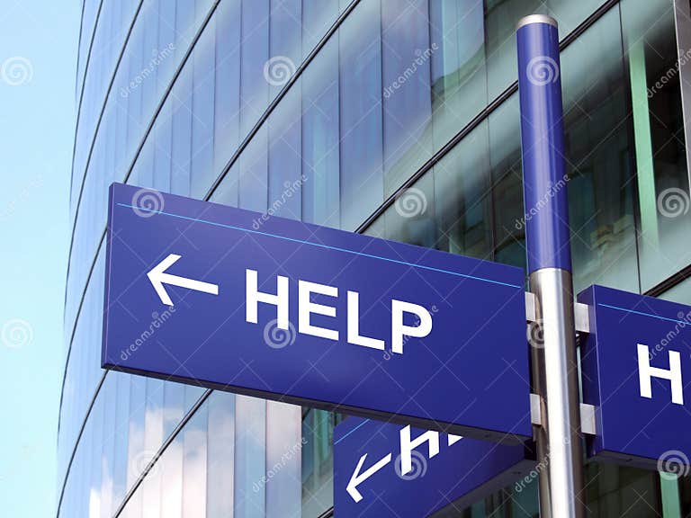 Help sign stock photo. Image of reassure, assist, building - 1208840