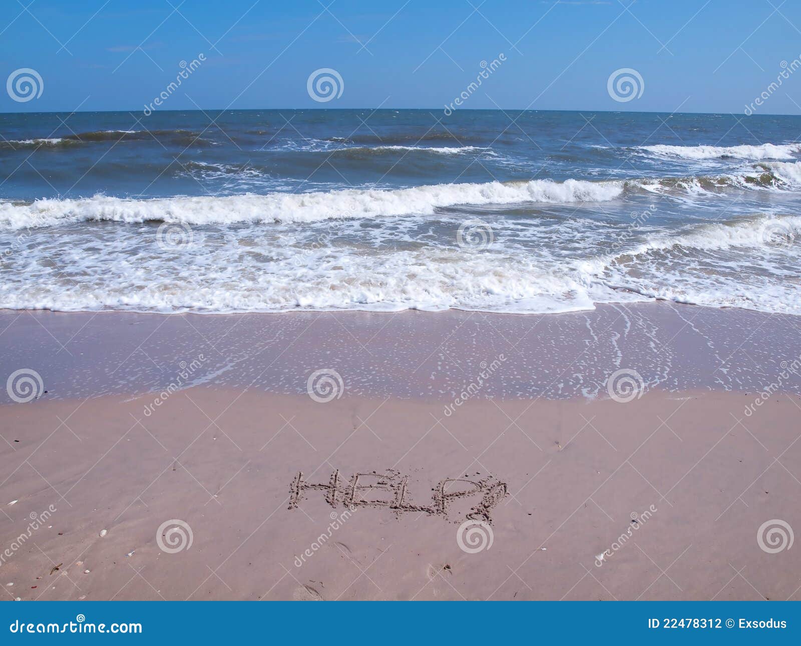 Help Sign on the beach stock photo. Image of beach, coast - 22478312