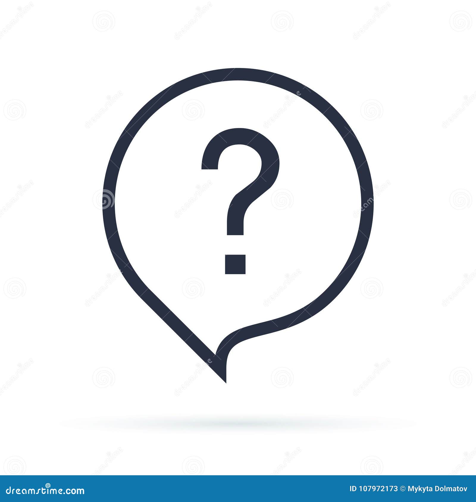 Help Sign Icon Vector Logo Template Stock Illustration - Illustration ...