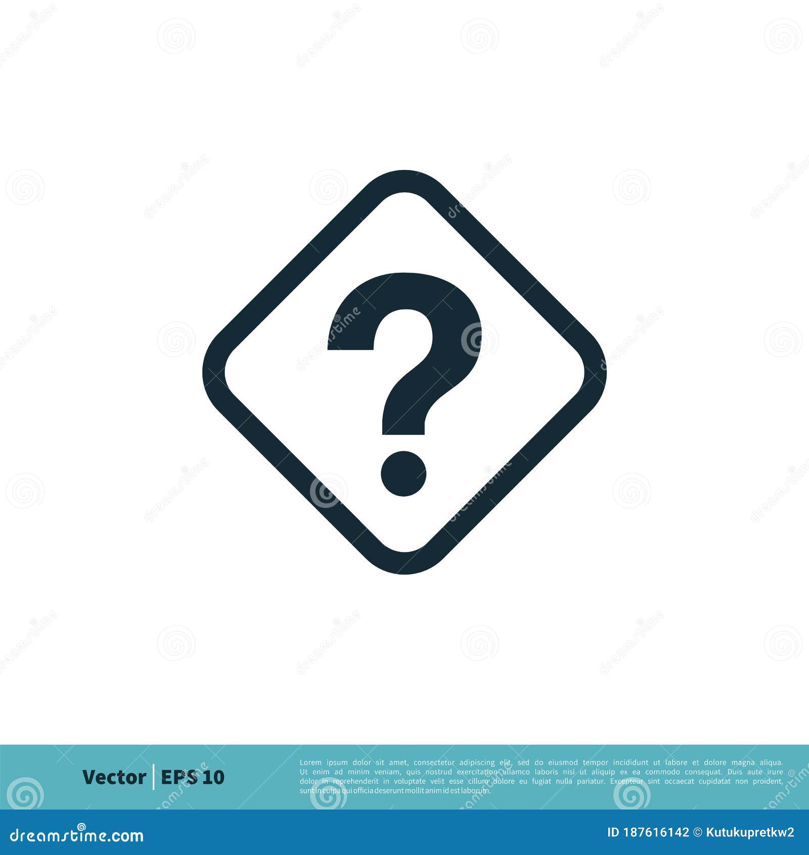 Help Sign Icon Vector Logo Template Illustration Design. Vector EPS 10 ...