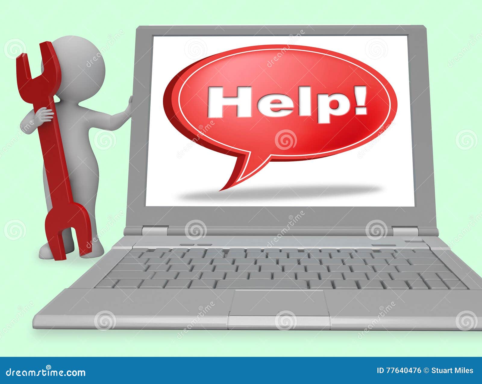 Help Speech Bubble Indicates Answer Helped and Helping 3d Rendering ...