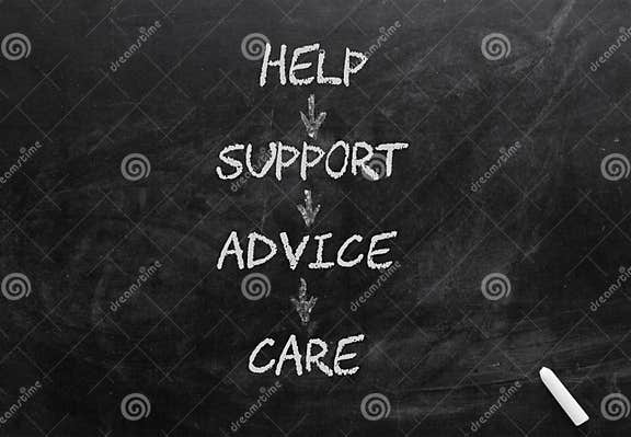 Help Support Advice Care stock image. Image of assist - 224820199