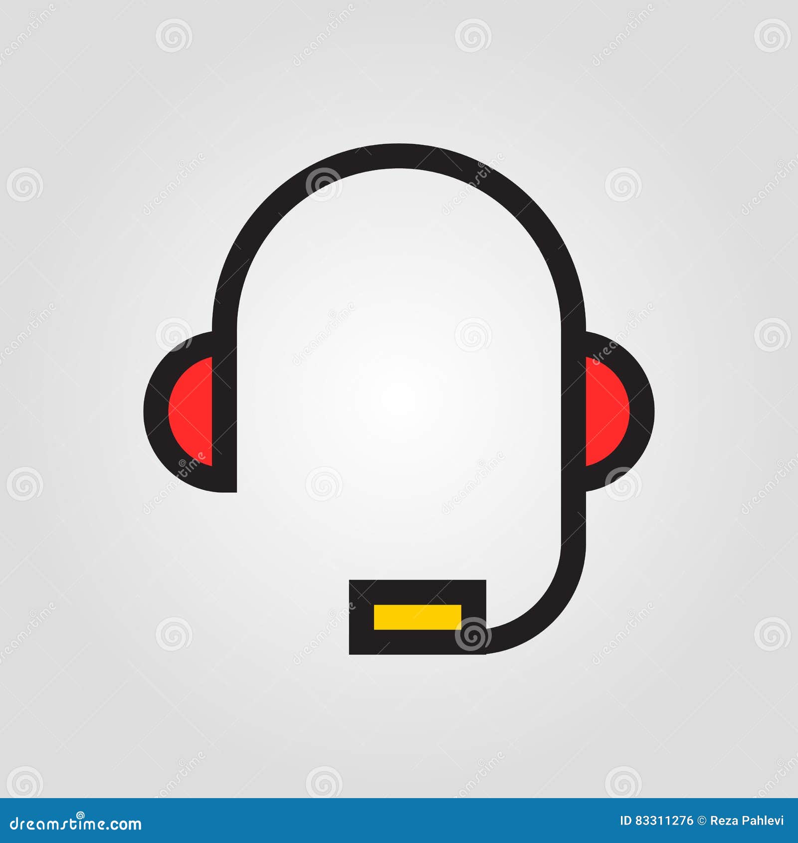 Help Support Icon in Trendy Flat Style Isolated on Grey Background ...