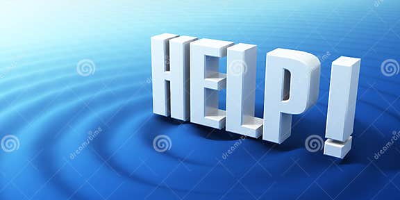 HELP symbol stock illustration. Illustration of yell, ripple - 2427264