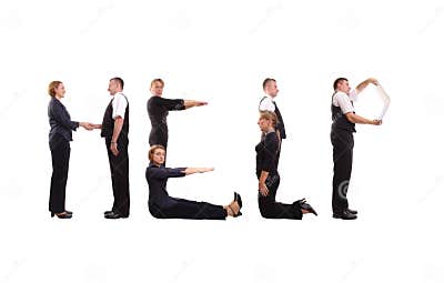 Help team stock image. Image of female, cooperation, male - 2952155