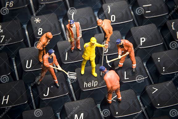 Help, Tech support stock photo. Image of problem, desktop - 8240792
