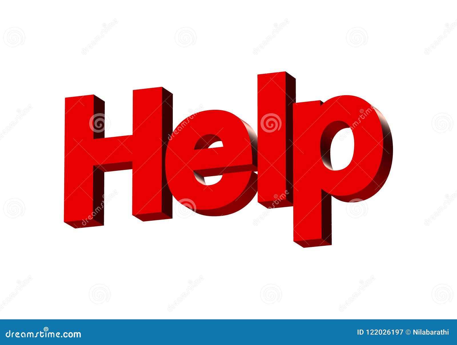 Help red 3d text stock illustration. Illustration of consultant - 122026197