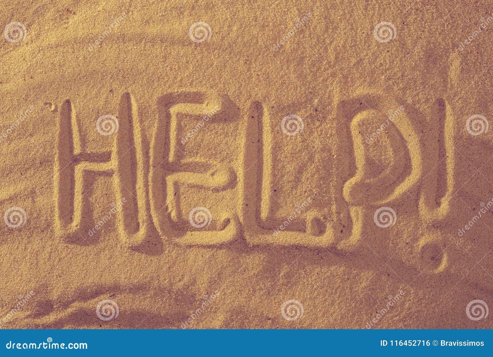 Help Text Sign on the Beach Stock Photo - Image of font, style: 116452716