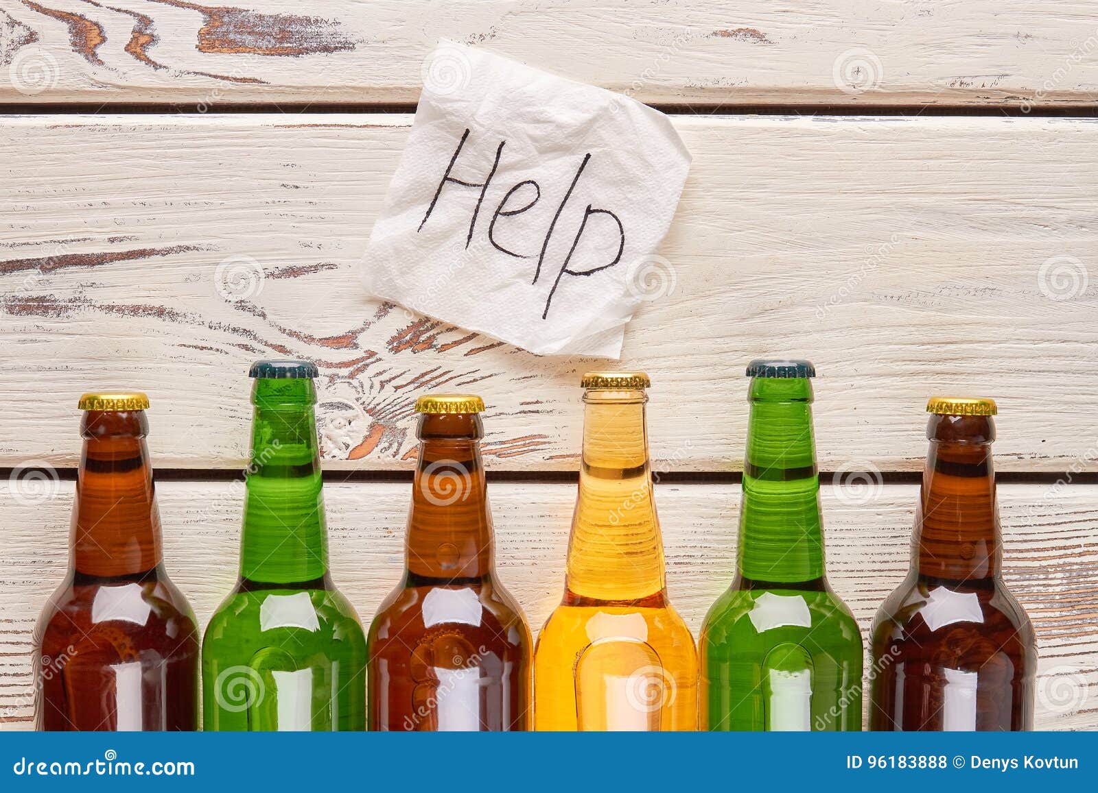 Help To Be Saved from Alcoholism. Stock Photo - Image of drink, lager ...