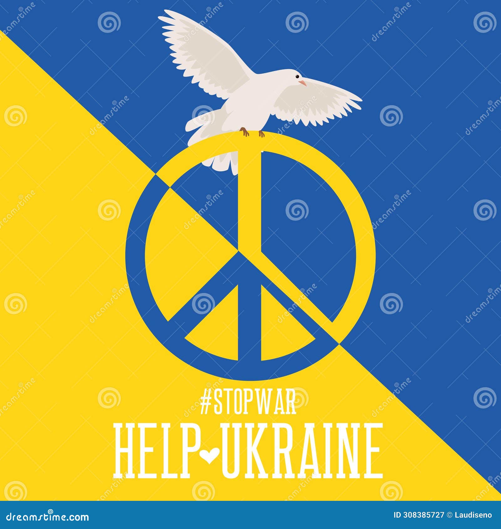 Help ukraine poster Vector stock illustration. Illustration of freedom ...