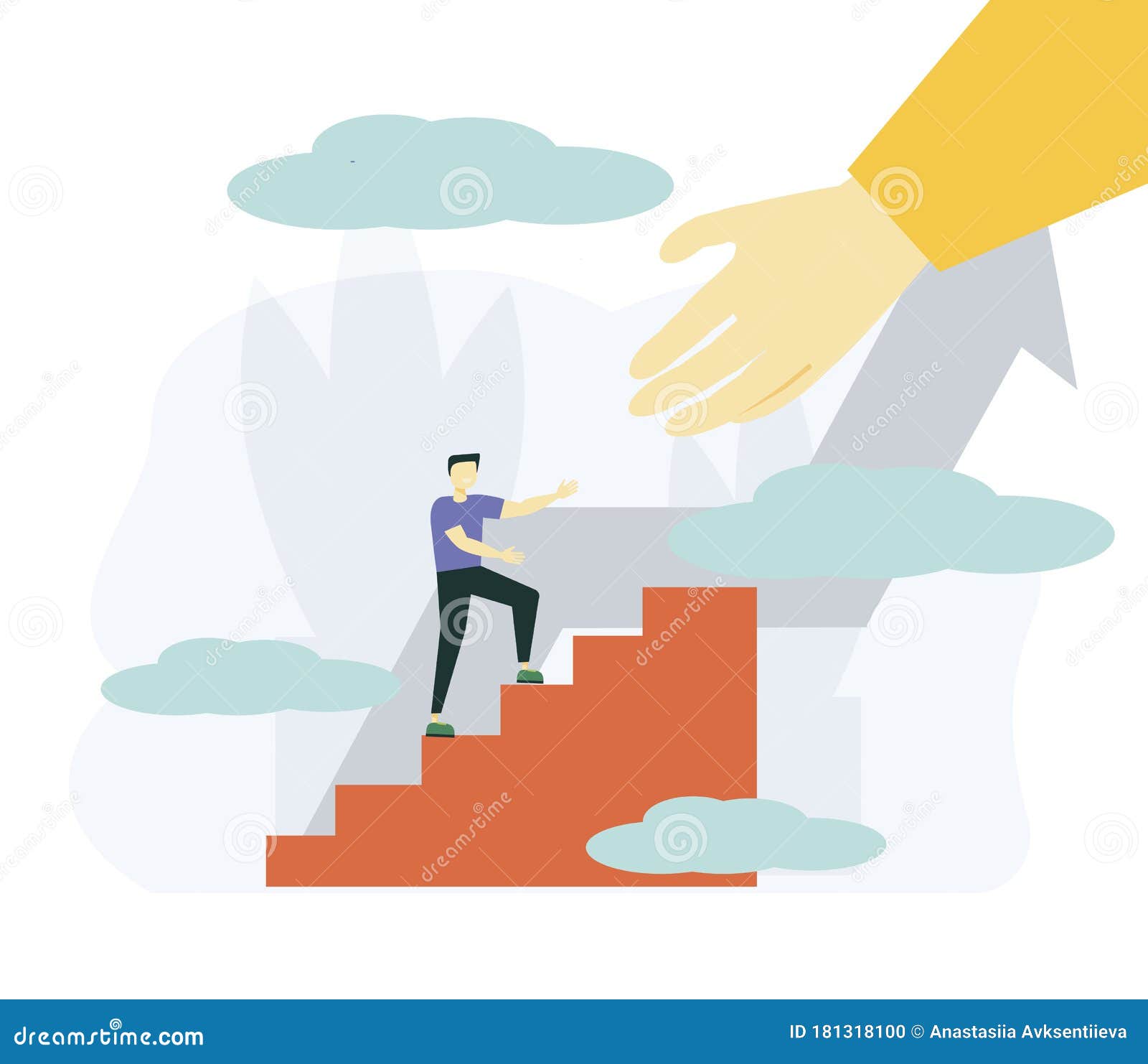 Help Vector Illustration. Flat Tiny Emergency Assistance Person Concept ...