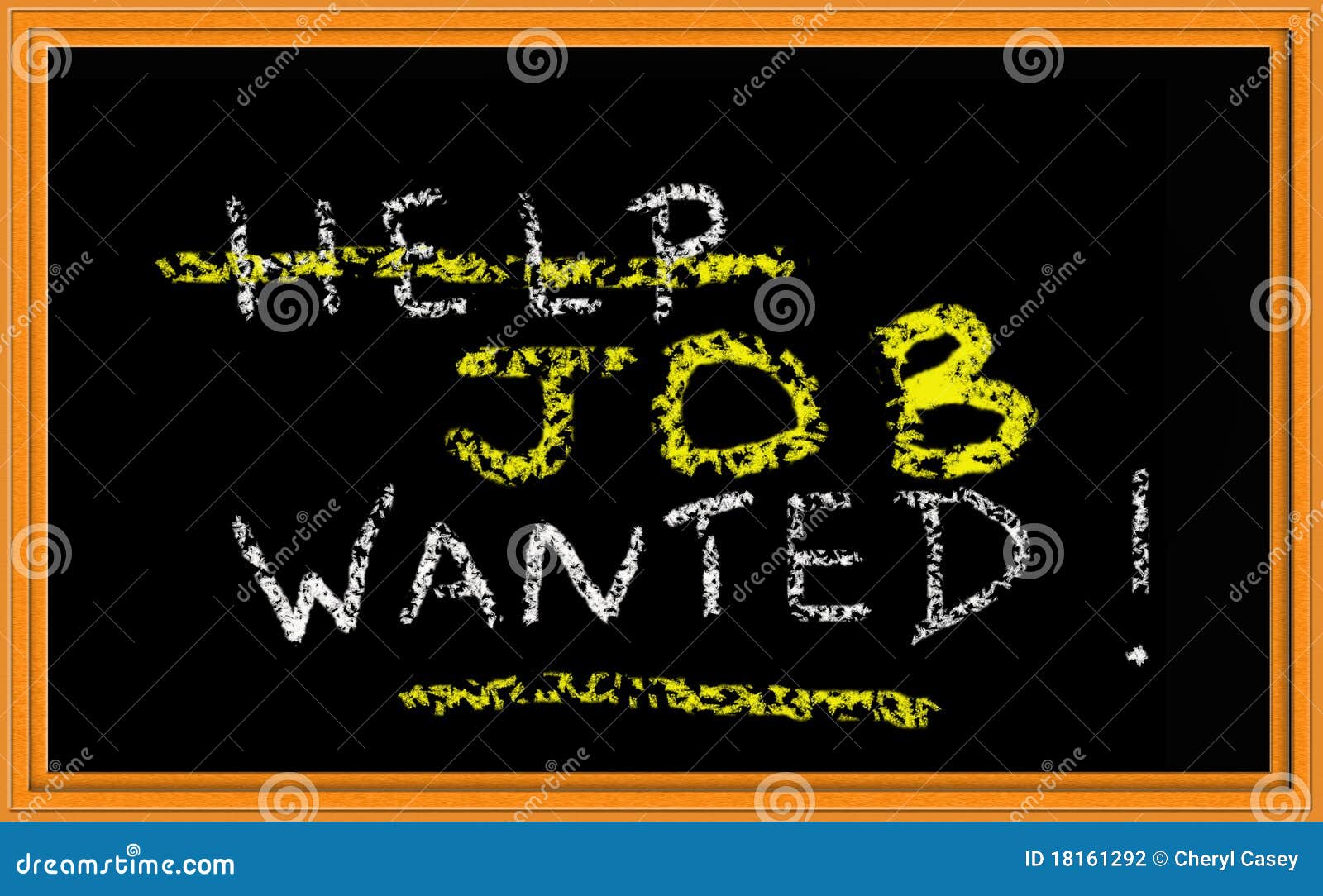 Help wanted stock photo. Image of classified, slate, announcement ...