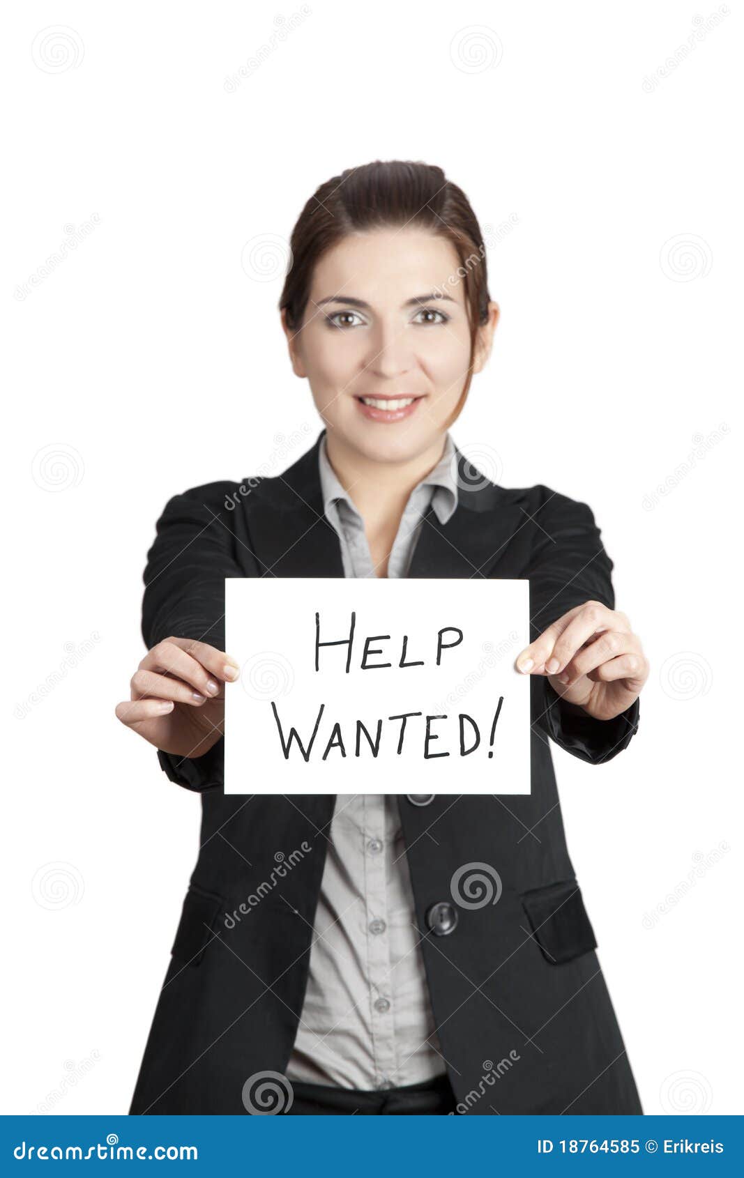 Help Wanted! stock image. Image of employ, attractive - 18764585