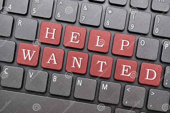 Help wanted stock illustration. Illustration of concept - 27062110