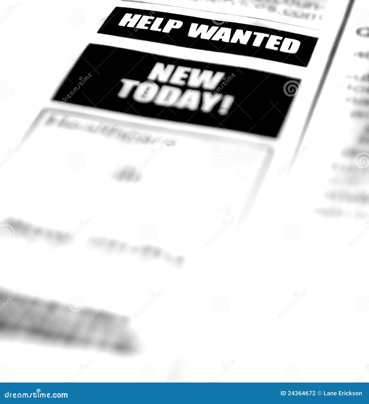 Help Wanted Classified stock photo. Image of paper, classifieds - 24364672