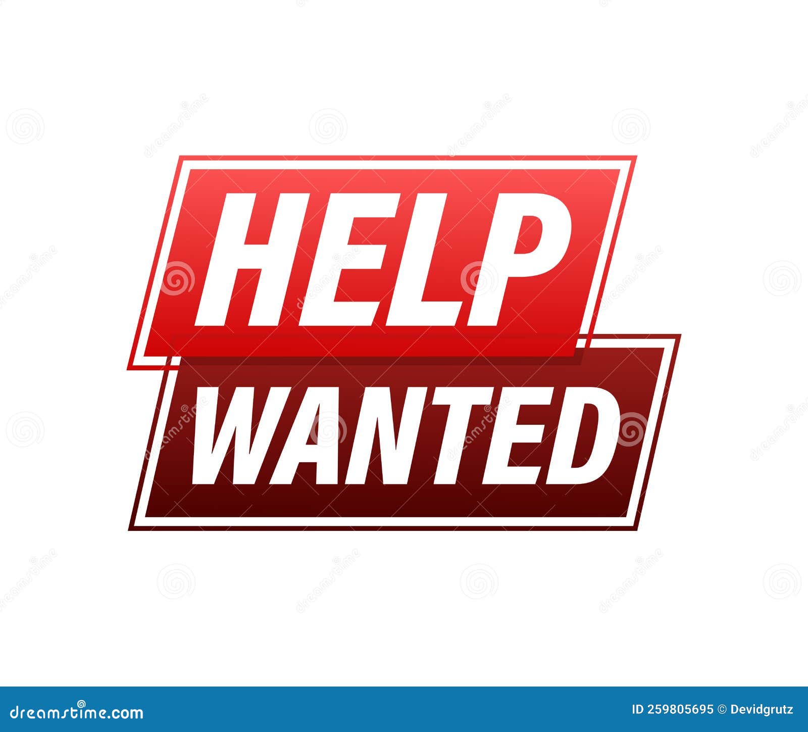 Help Wanted Icon, Sign. Help Wanted Label Stock Illustration ...
