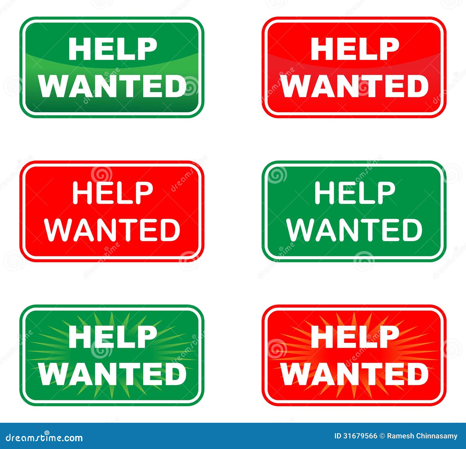 Help wanted stock vector. Illustration of corporate, icons - 31679566