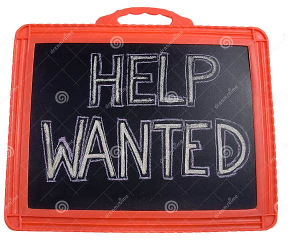 Help wanted sign stock image. Image of notice, vacency - 6379093