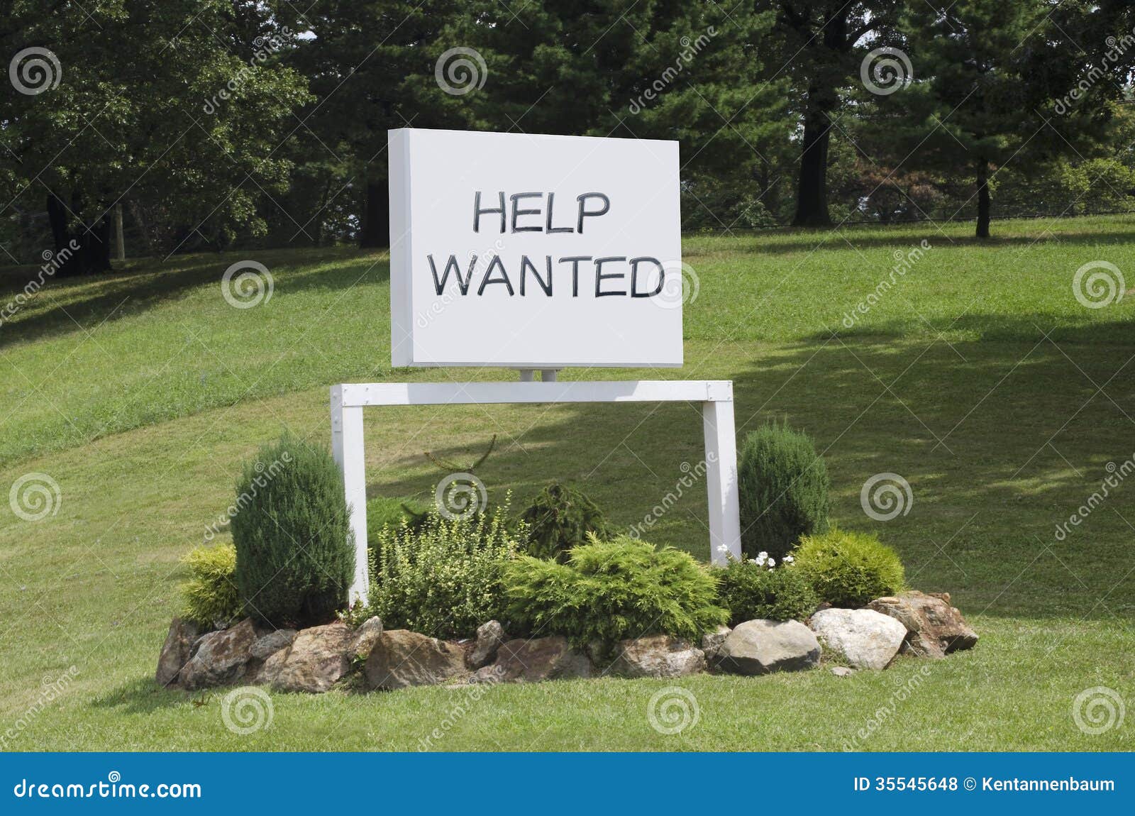 Help wanted sign stock photo. Image of billboard, information - 35545648