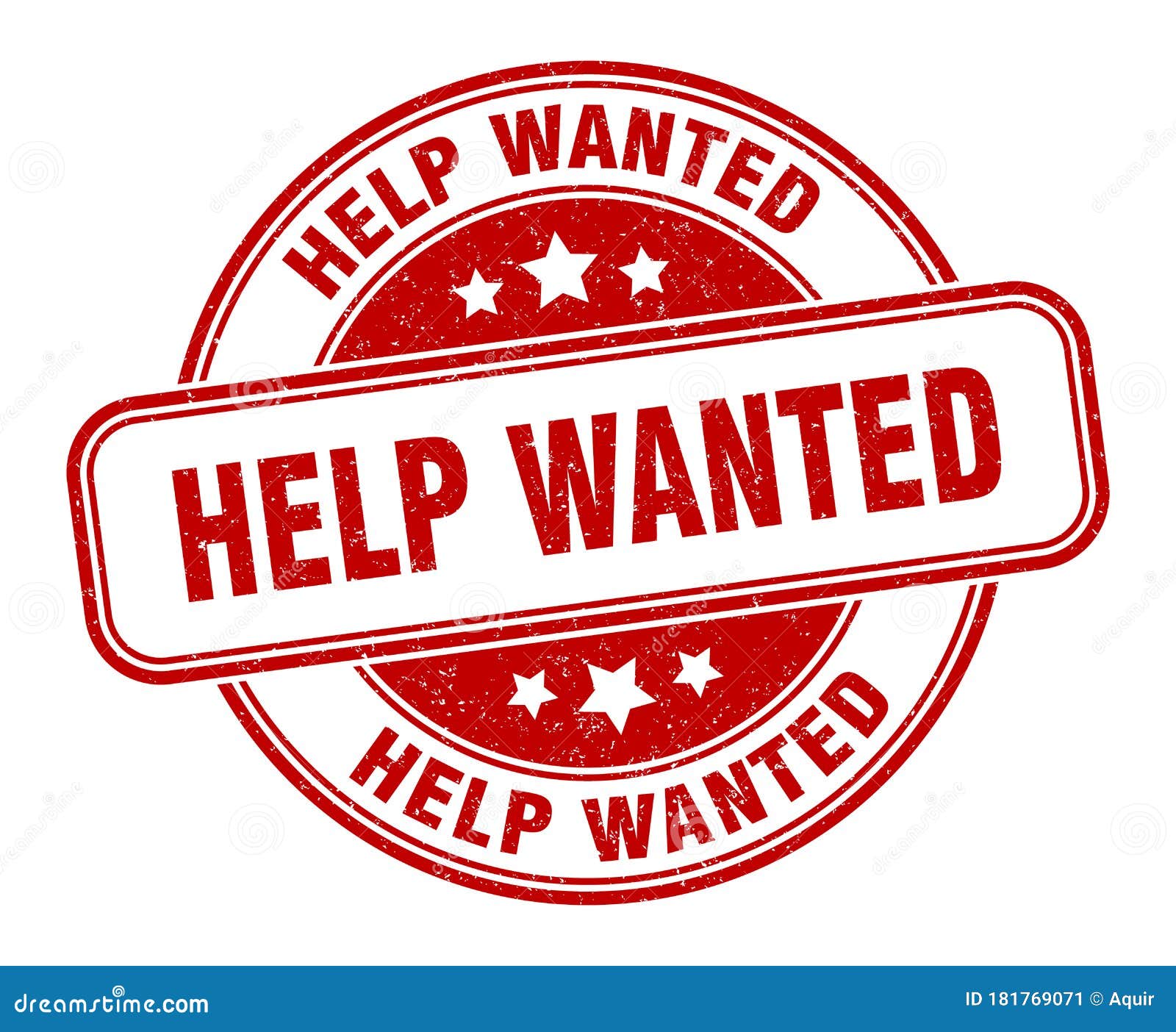 Help Wanted Stamp. Help Wanted Round Grunge Sign Stock Vector ...