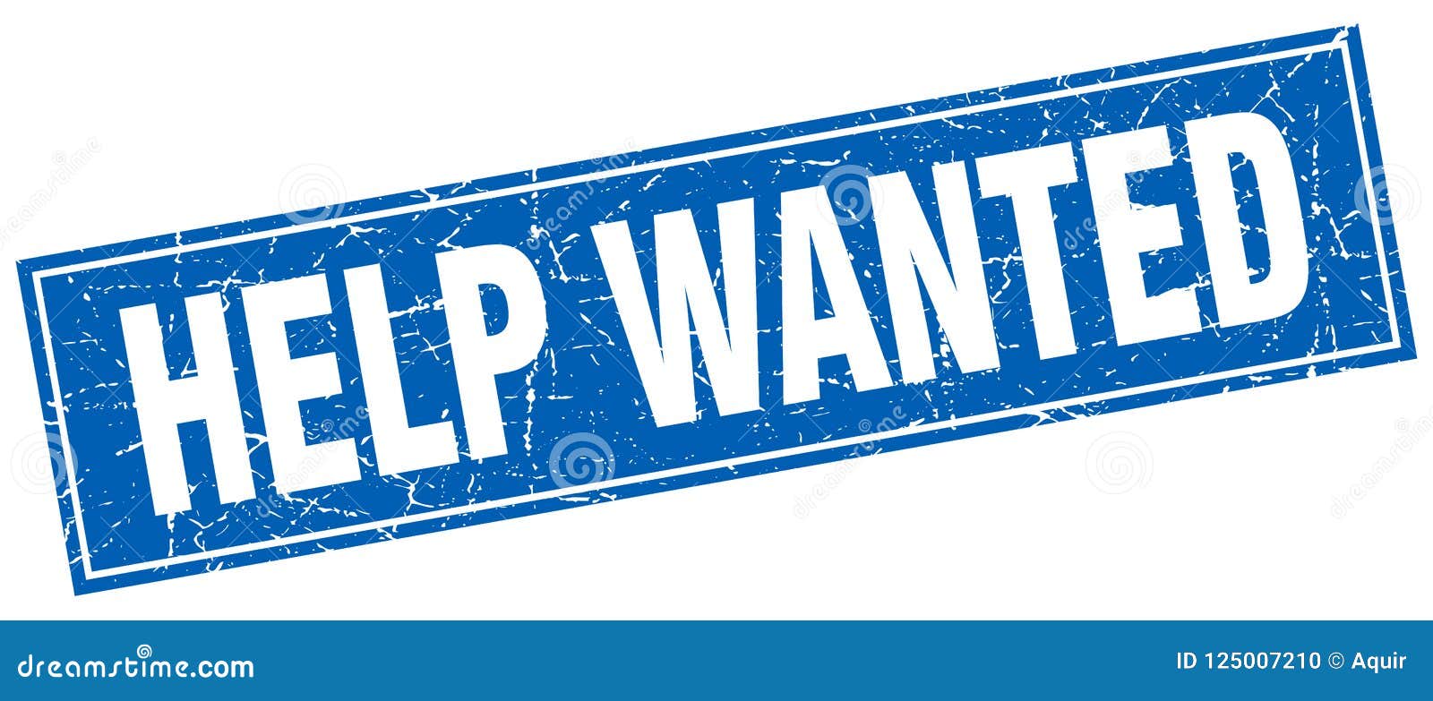 Help wanted stamp stock vector. Illustration of sign - 125007210