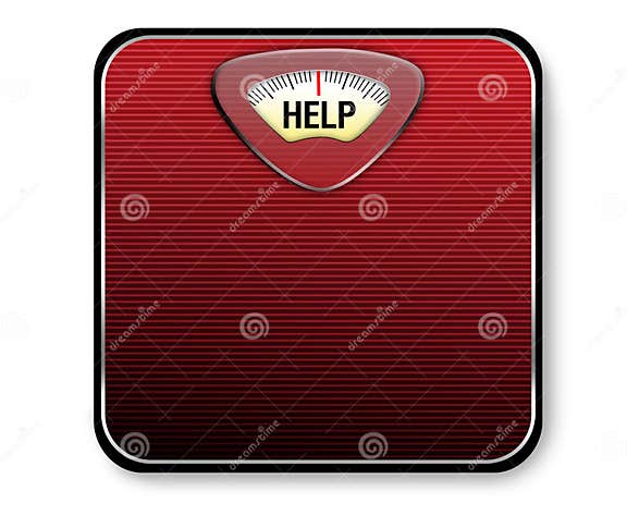Help Weight Scale stock illustration. Illustration of pound - 6950860