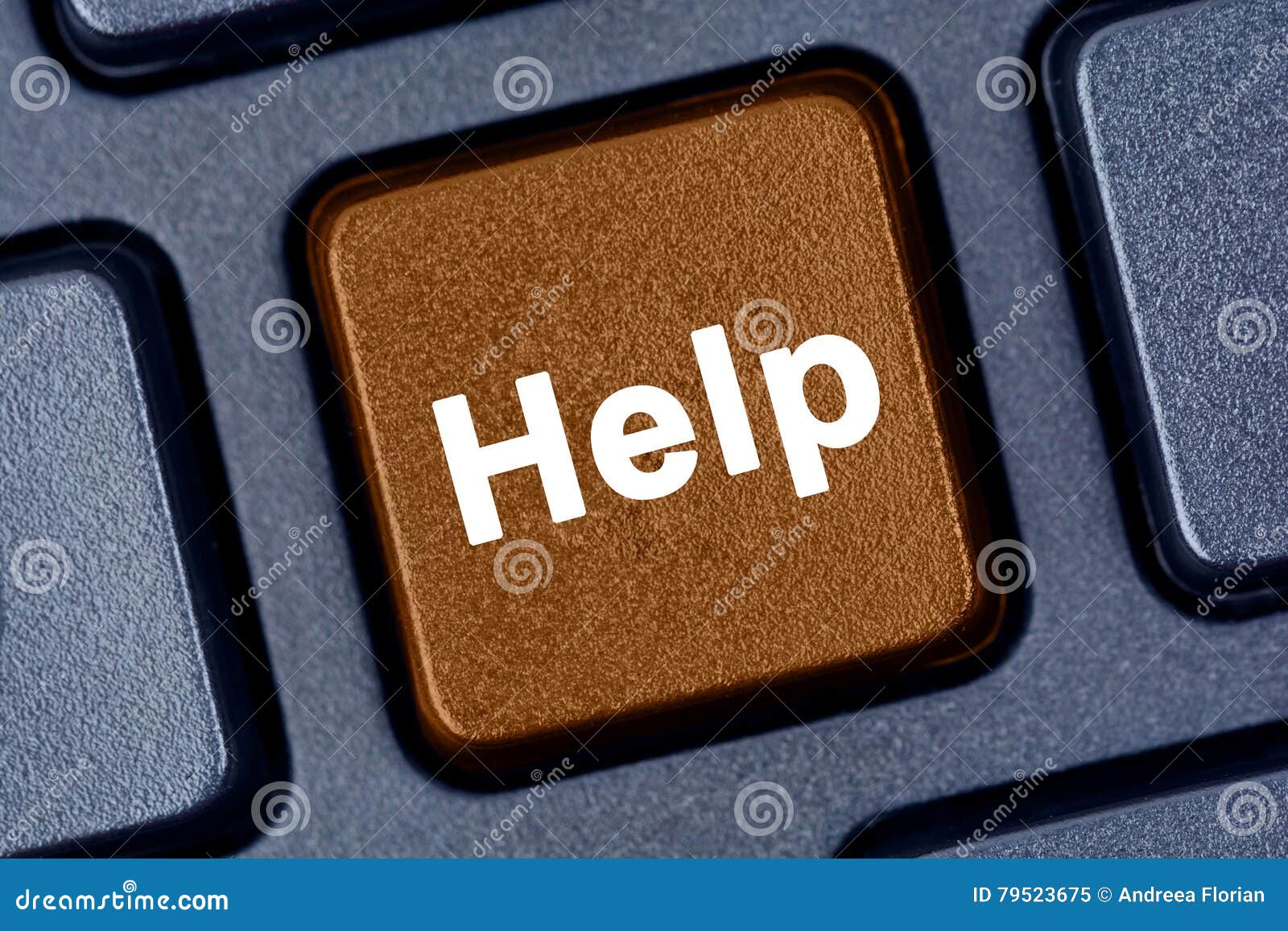 Help word on keyboard stock image. Image of challenge - 79523675