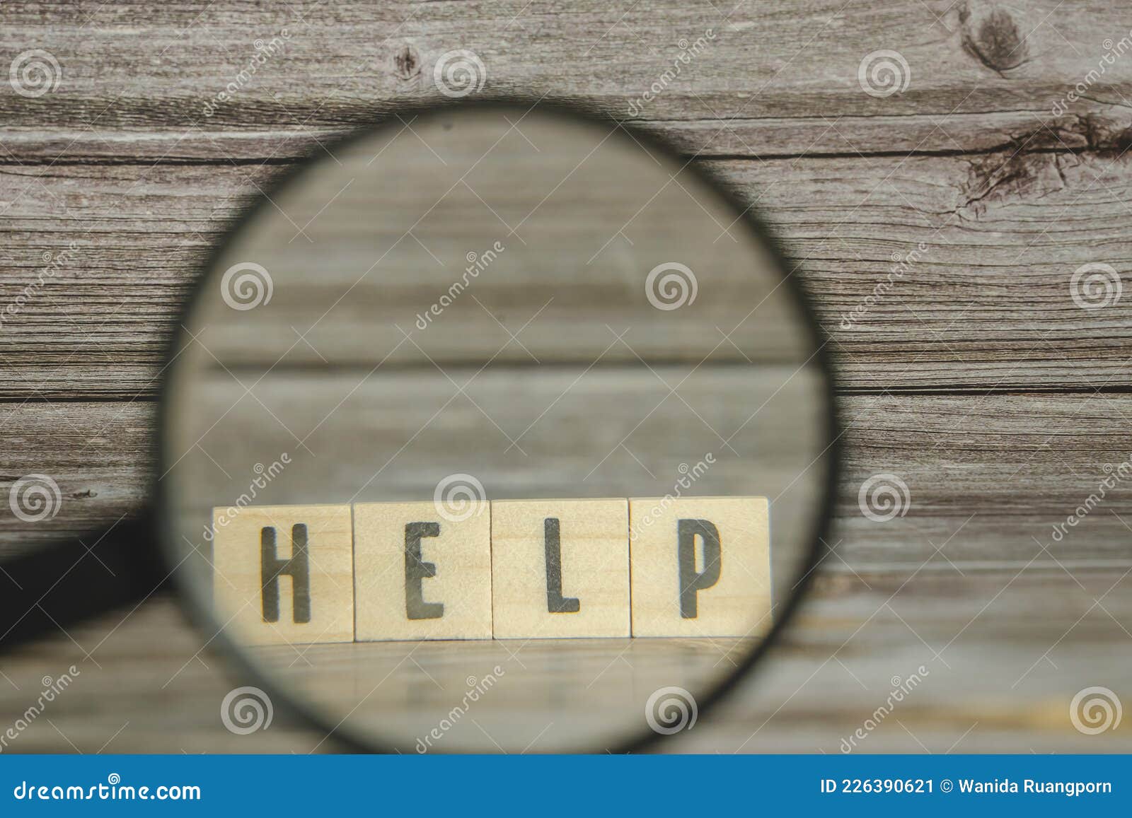 Help Word Written in Wooden Cubewood Box Concept Work Stock Image ...