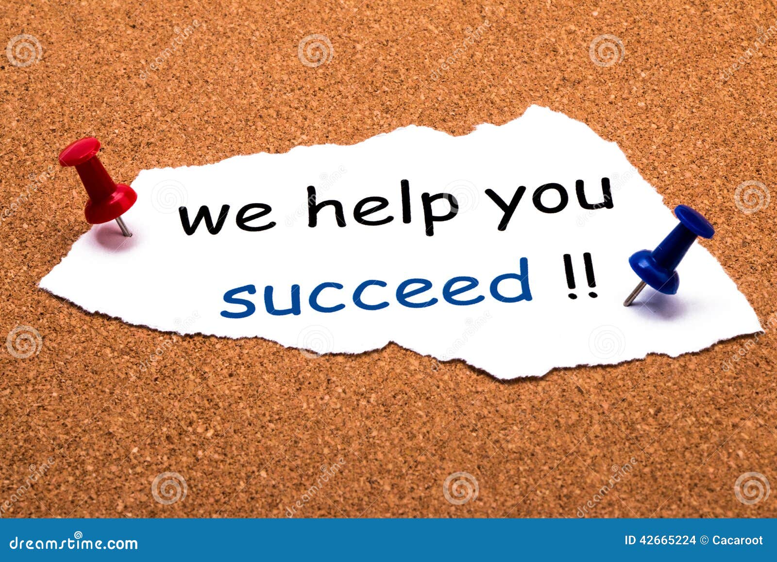 We help you succeed stock photo. Image of client, answer - 42665224