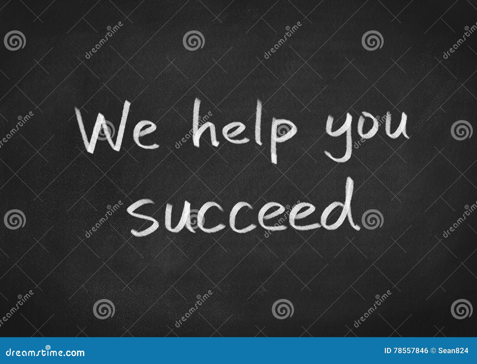 We help you succeed stock illustration. Illustration of business - 78557846