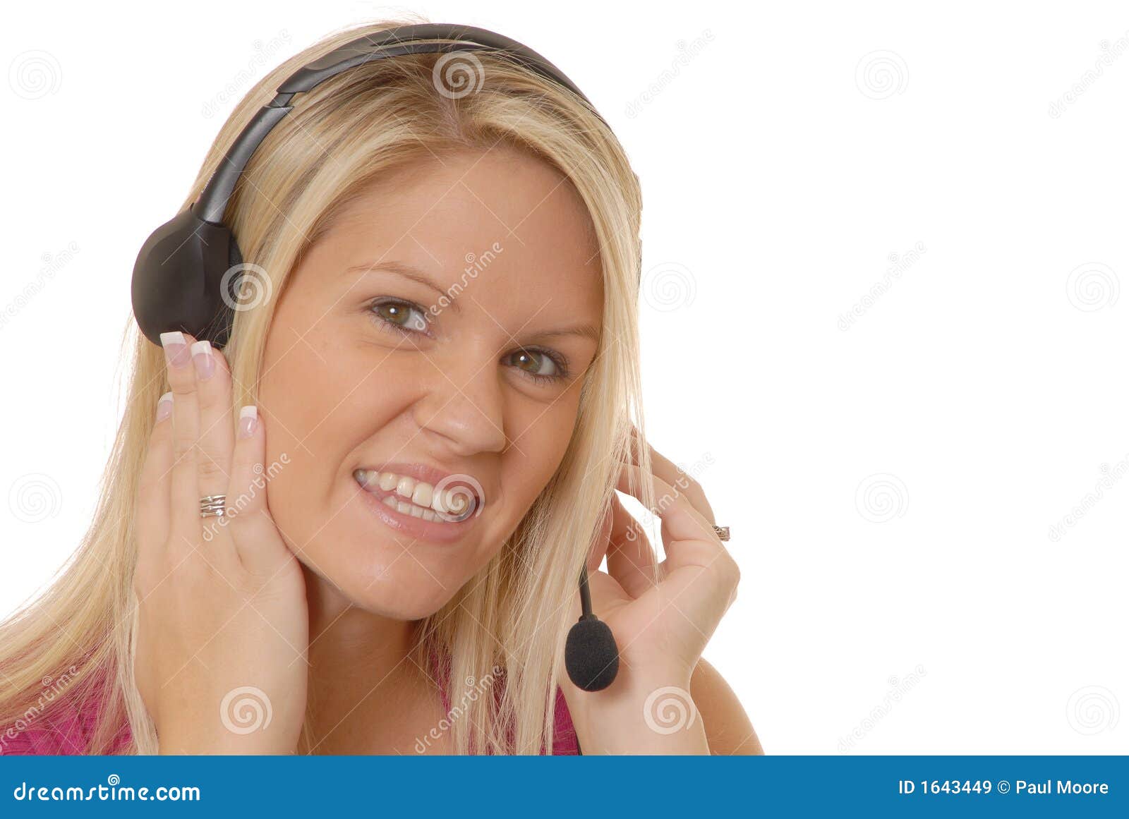 Helpdesk Girl 202 stock image. Image of office, businesswoman - 1643449