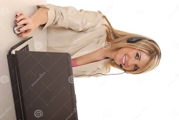 Helpdesk Girl 204 stock image. Image of friendly, help - 1875183