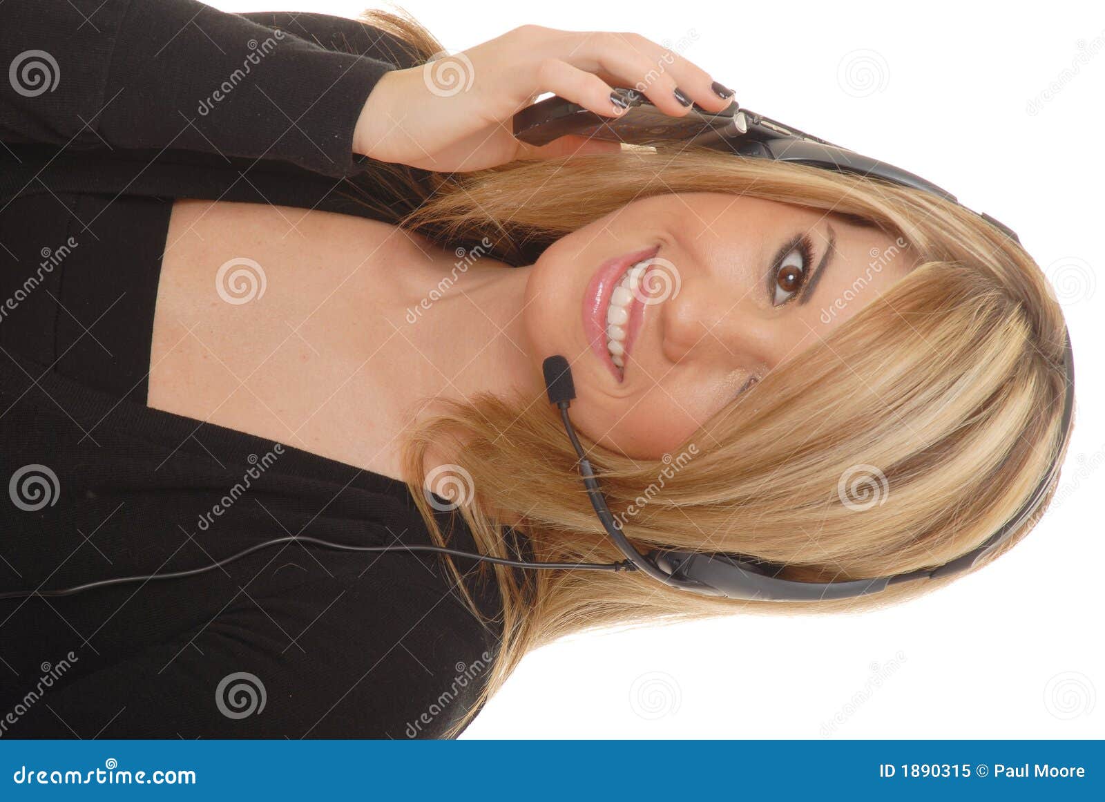 Helpdesk Girl 212 stock image. Image of email, blond, computer - 1890315