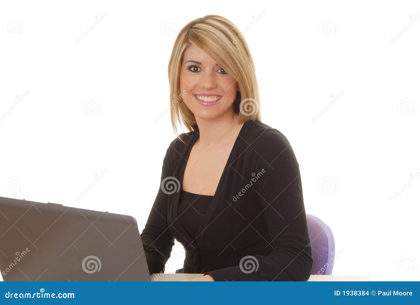Helpdesk Girl 233 stock photo. Image of help, happy, business - 1938384