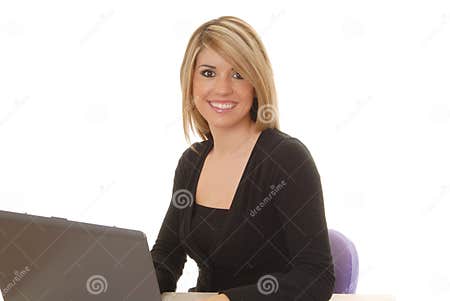 Helpdesk Girl 233 stock photo. Image of help, happy, business - 1938384