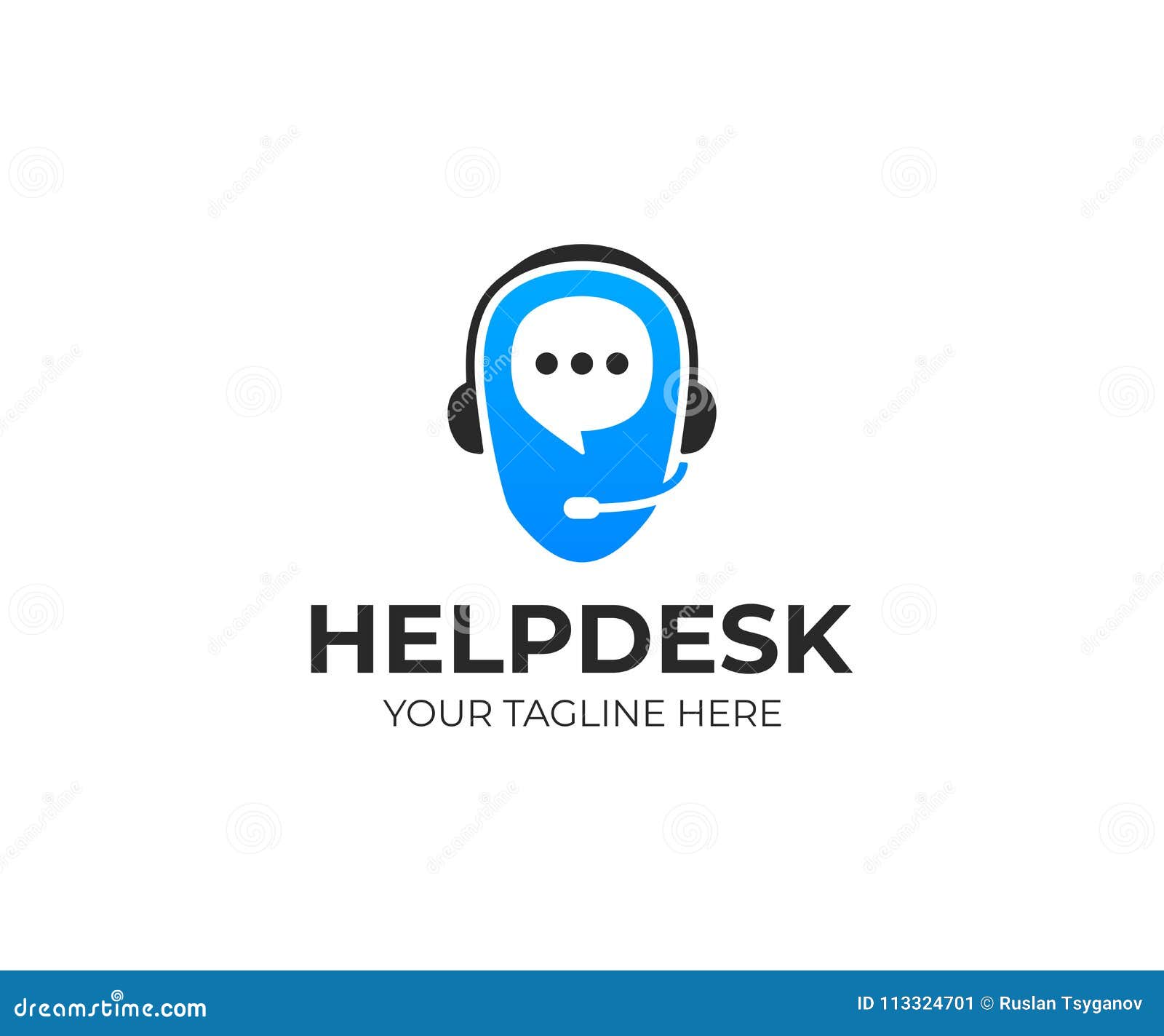 It Helpdesk Logo Hand Help Logo And Symbols Template Icons 595175