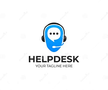 Helpdesk Logo Template. Support Service Vector Design Stock Vector ...