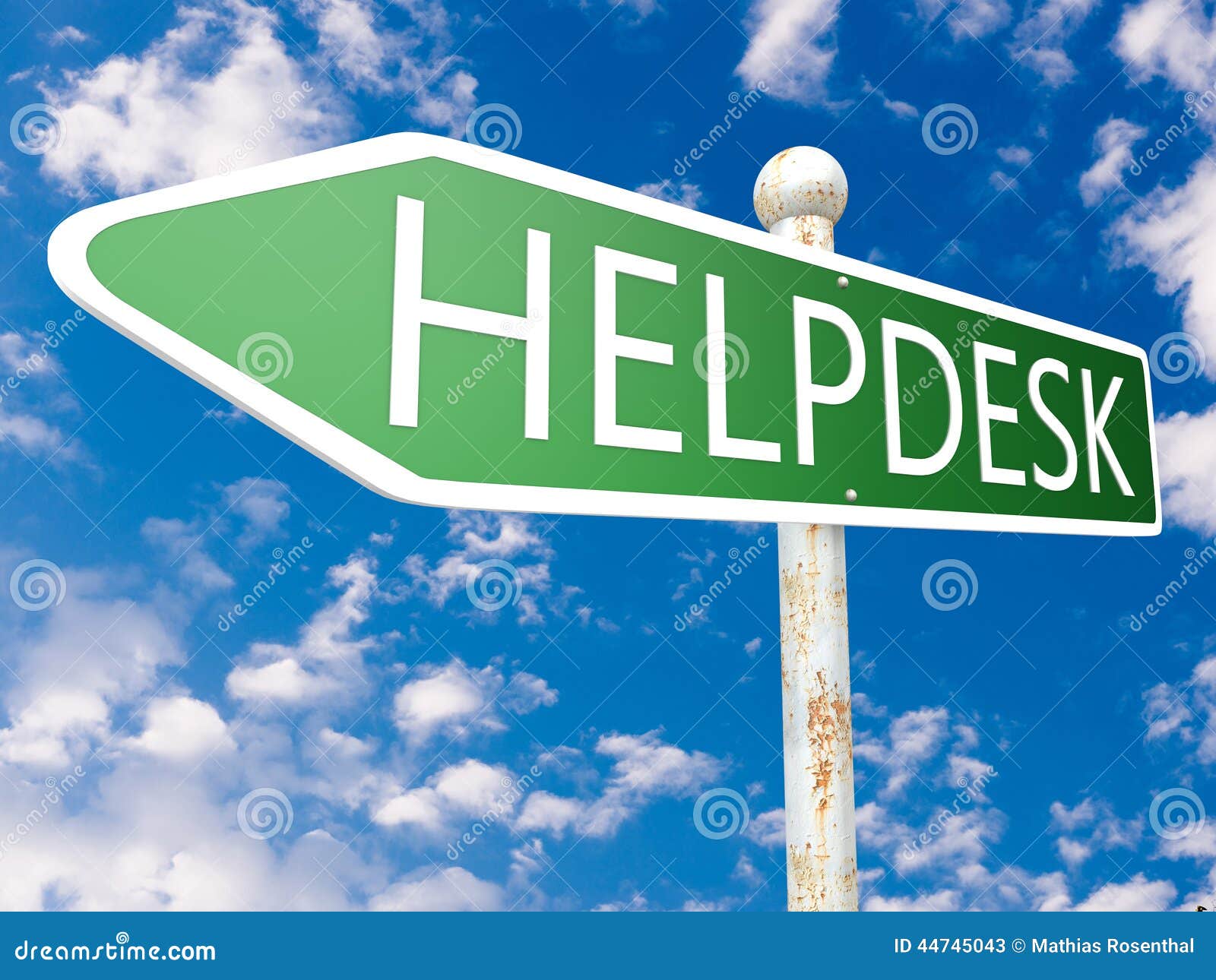 Helpdesk Stock Illustration - Image: 44745043
