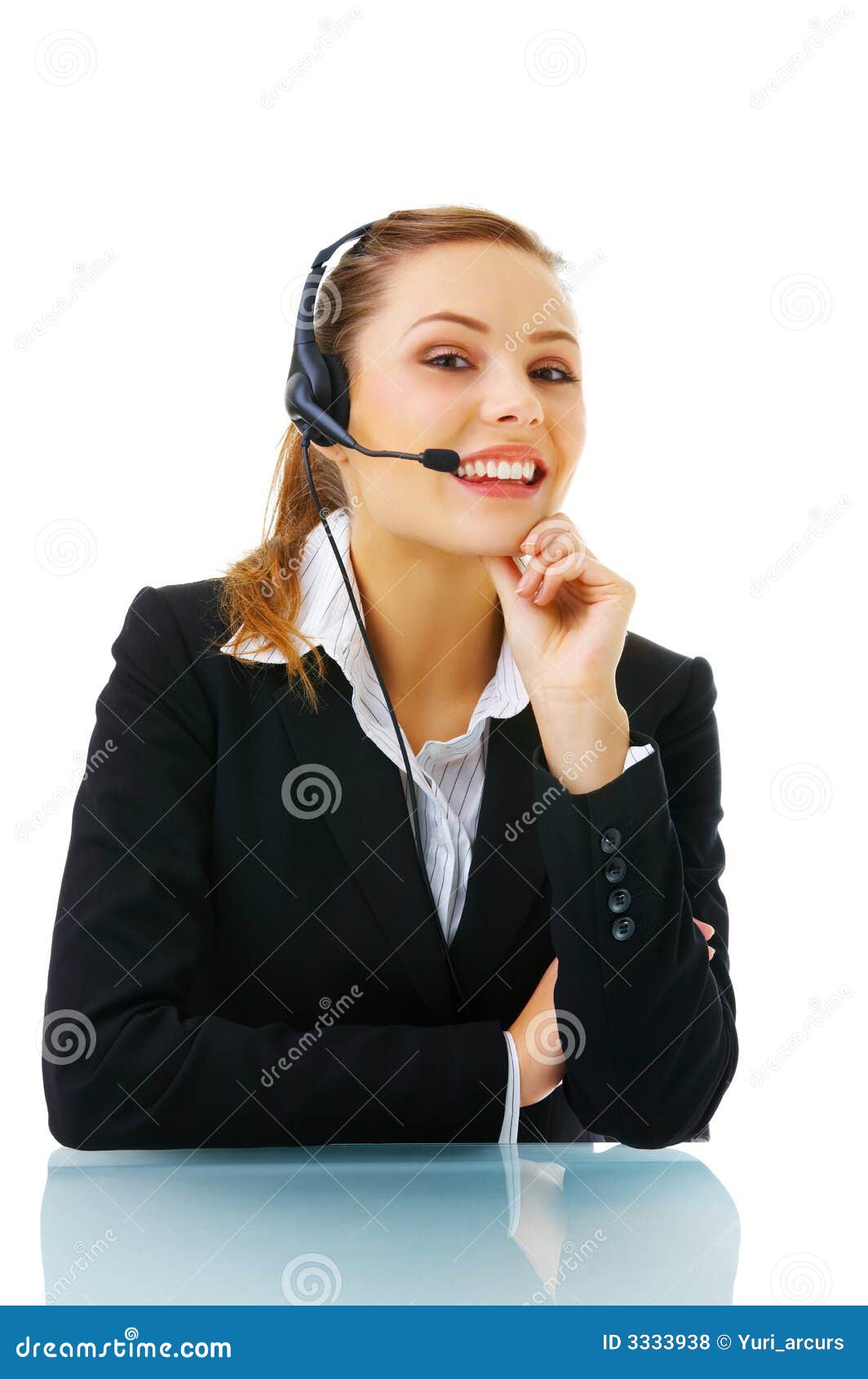 Helpdesk or Support Operator Stock Photo - Image of consultant ...