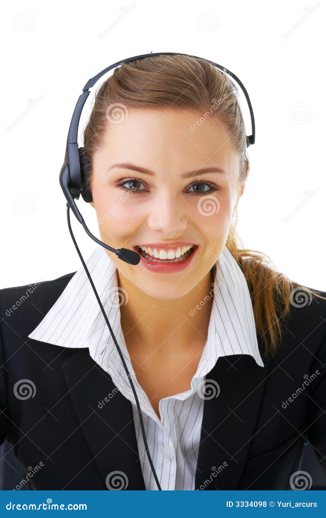 Helpdesk or Support Operator Stock Photo - Image of agent, consultant ...