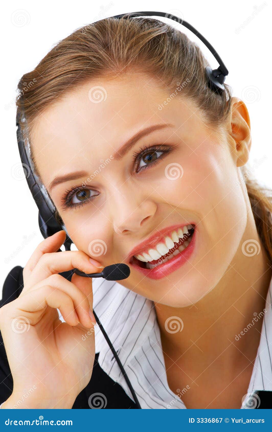 Helpdesk or Support Operator Stock Image - Image of center, natural ...