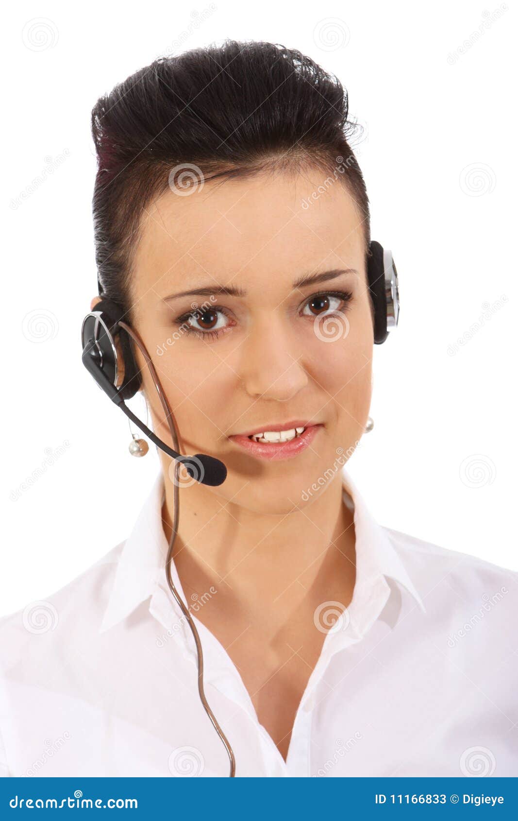 Helpdesk - Telephone Support Stock Image - Image of listening, sales ...