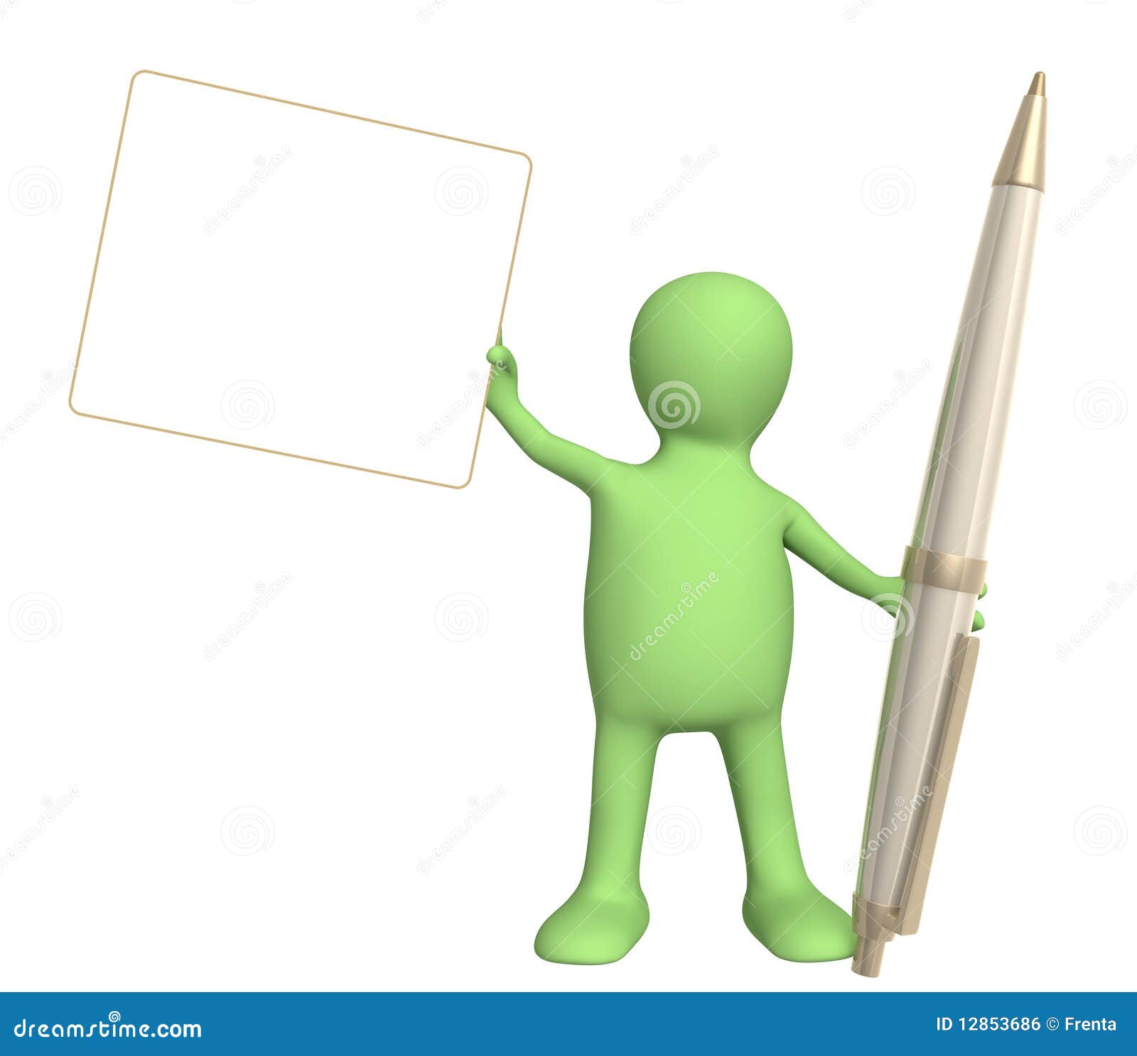 Helper stock illustration. Illustration of announcement - 12853686